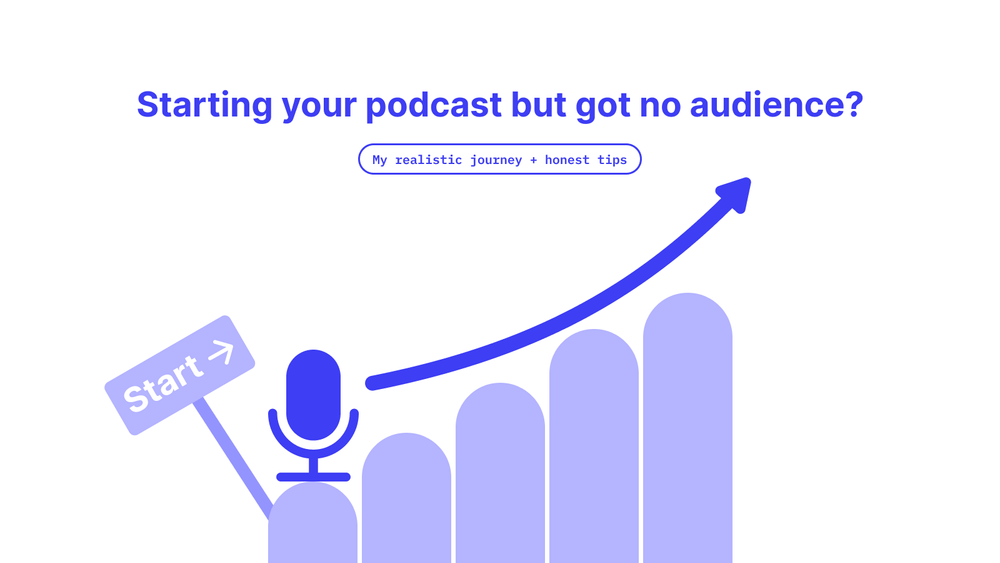 How to Start a Podcast With No Audience: How Did I Do It? | Cleanvoice AI